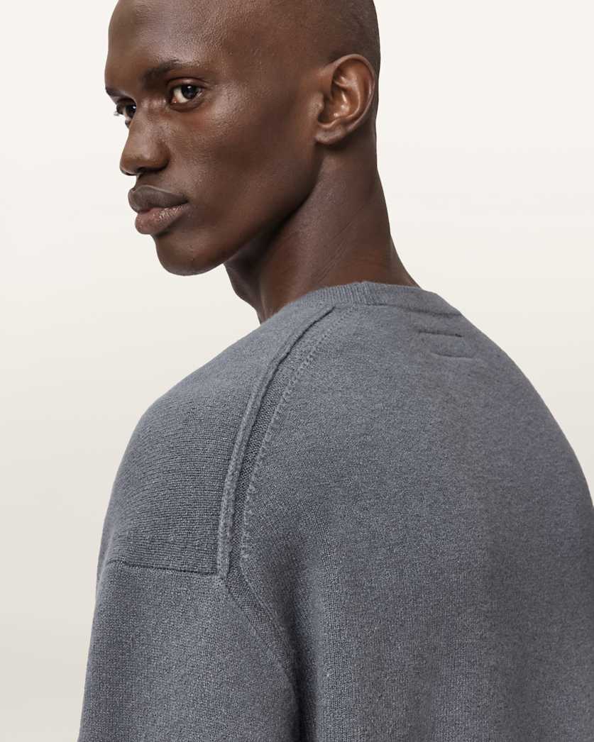Icon Crew Neck Jumper SLATE BLUE | ALLSAINTS